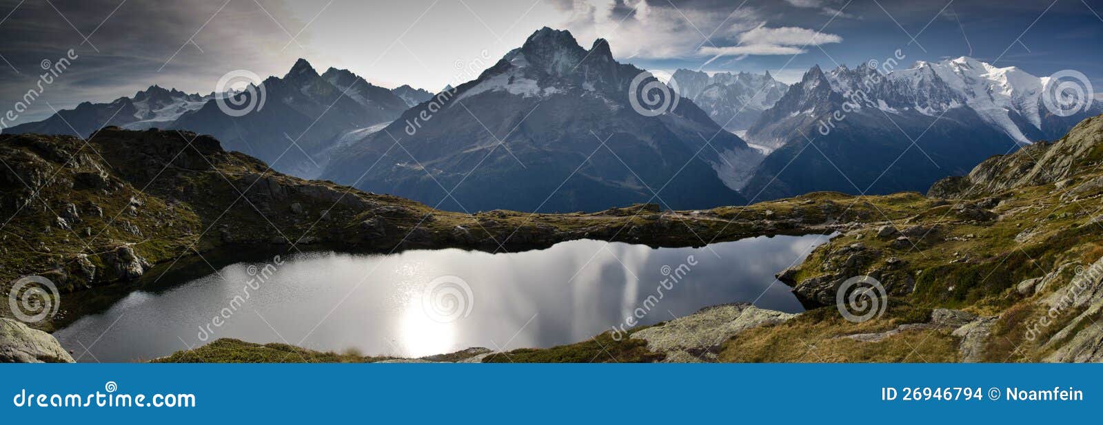 Panoramic View of French Alps Stock Photo - Image of outdoor, alpine ...