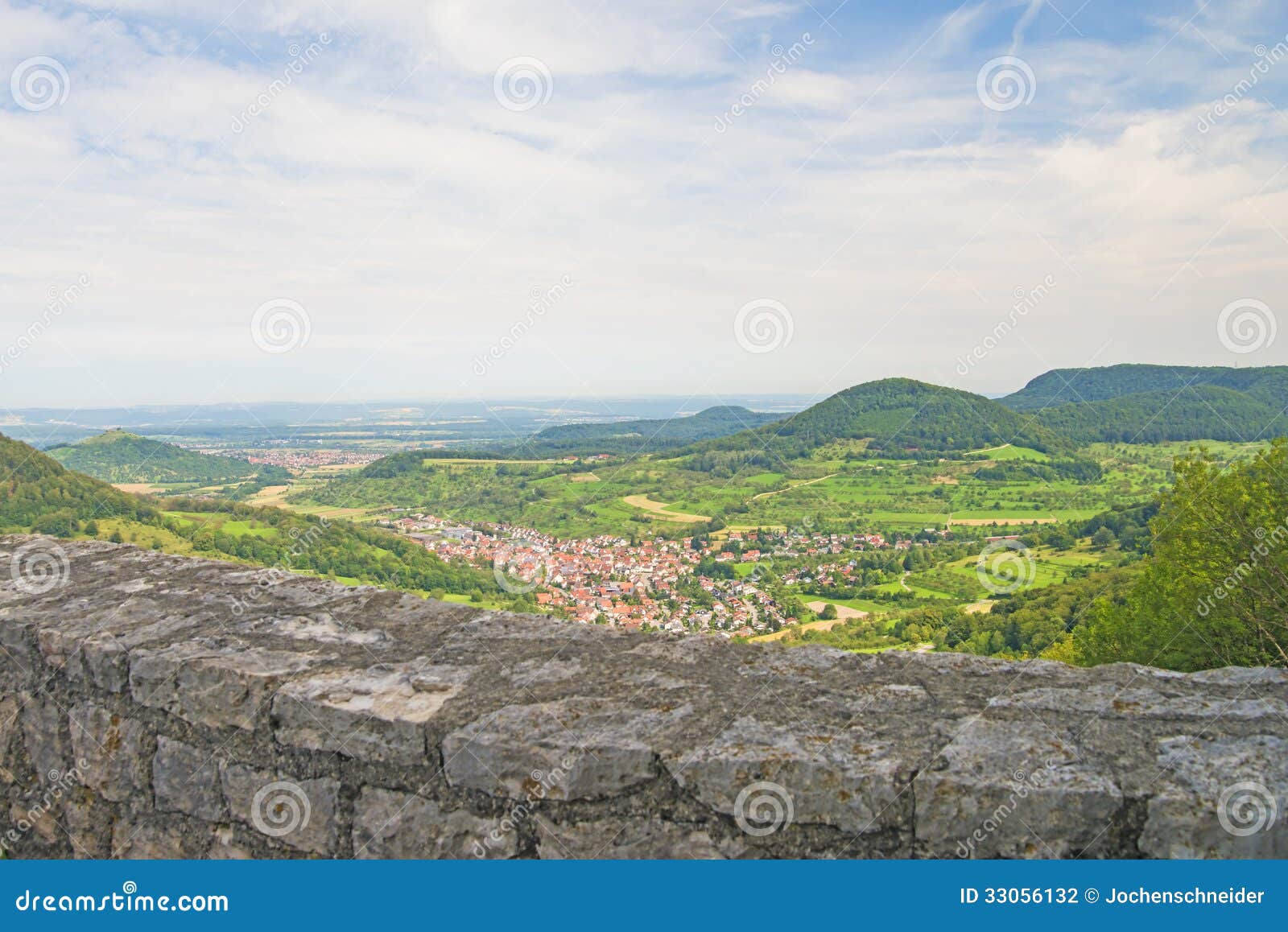 Panoramic view in Germany stock photo. Image of panoramic - 33056132