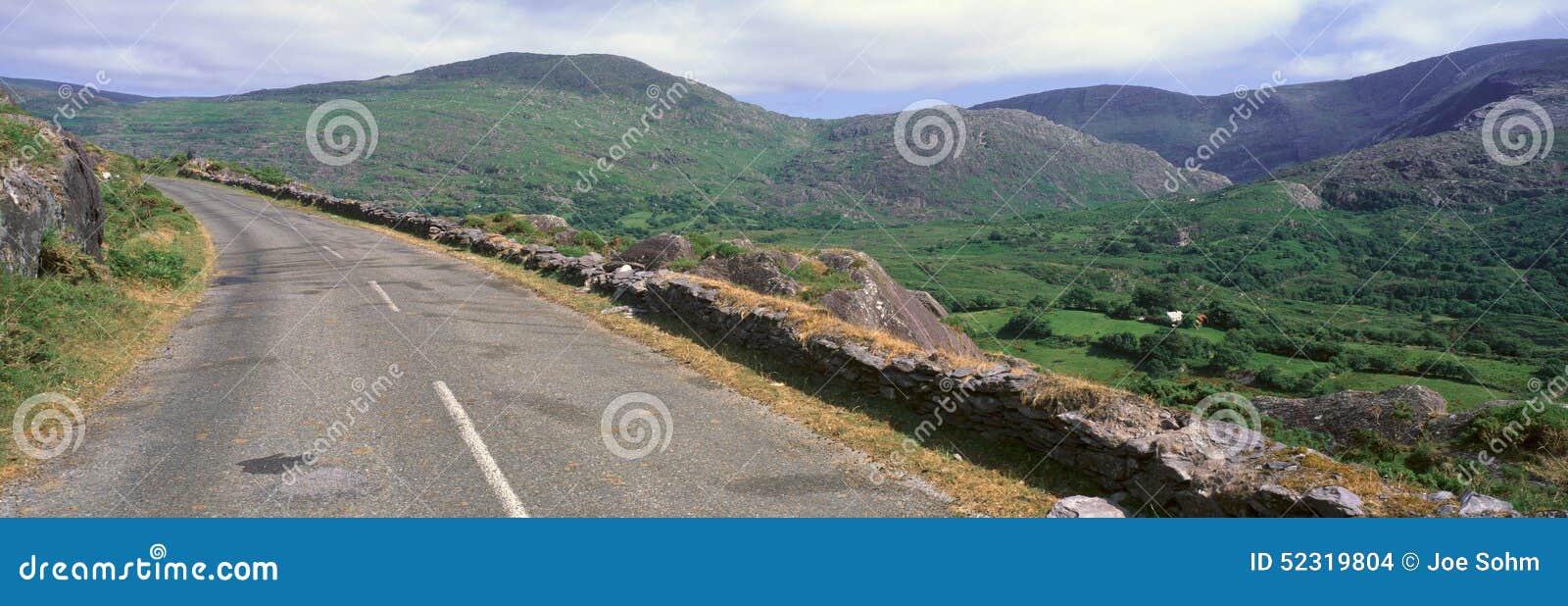 Panoramic View of Healy Pass, Cork, Ireland Stock Photo - Image of cork ...
