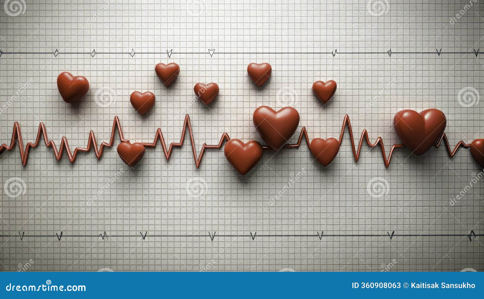Heart Electrical System Represent Concept Idea And Short Circuit Stock ...