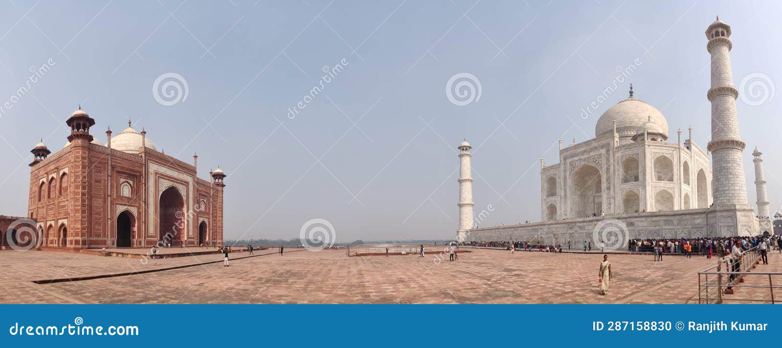 Panoramic View Inside Taj Mahal Editorial Image - Image of november ...