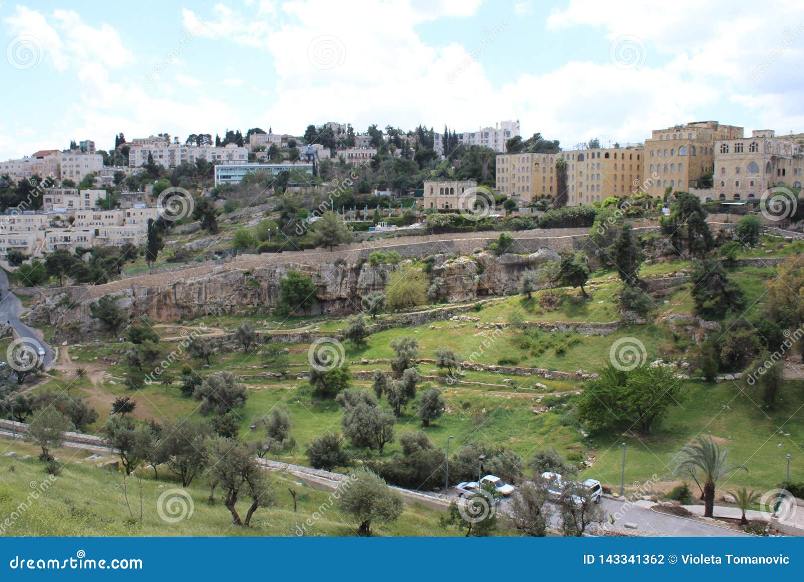 Panoramic View on Jerusalem, Israel Stock Photo - Image of landscape ...