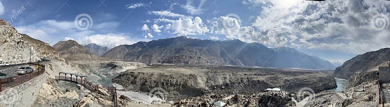 Panoramic View of the Junction of the Three Mightiest Mountain Ranges ... Panoramic View of the Junction of the Three Mightiest Mountain Ranges ...