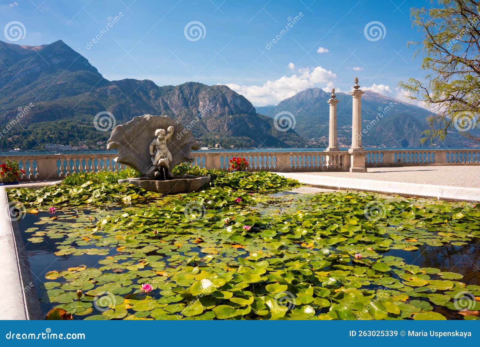 Panoramic View of Lake Como in Italy, a Popular Turist Destination ...