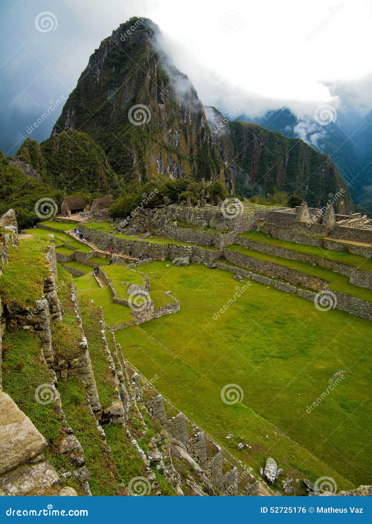 Panoramic View of Machu Picchu Stock Photo - Image of snow, landscapes ...