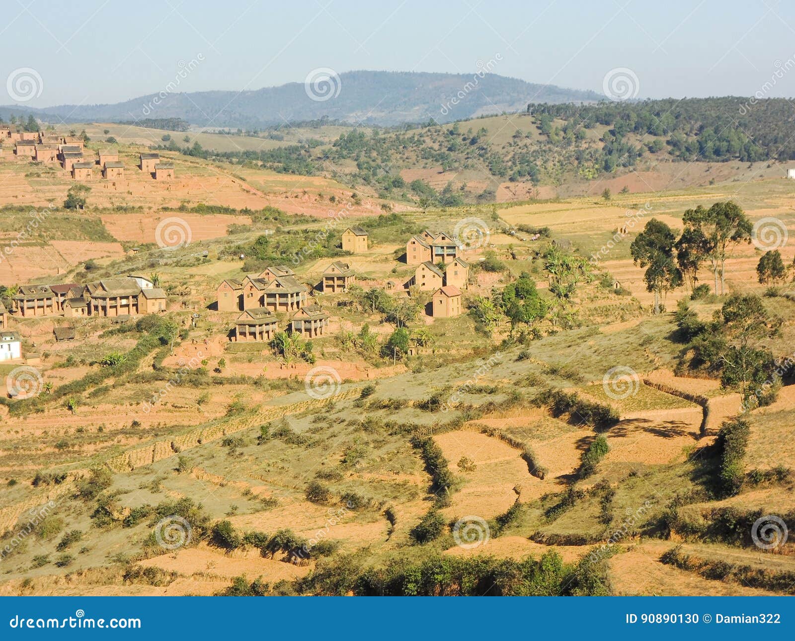 Panoramic View of Madagascar Stock Photo - Image of landscape, archaic ...