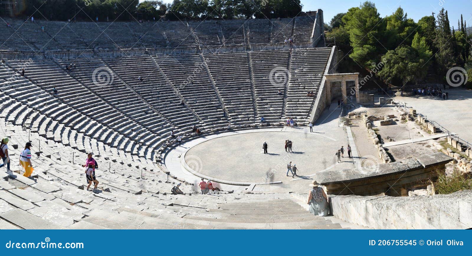 Ruins Of The Greek Amphitheatre Editorial Photo | CartoonDealer.com ...