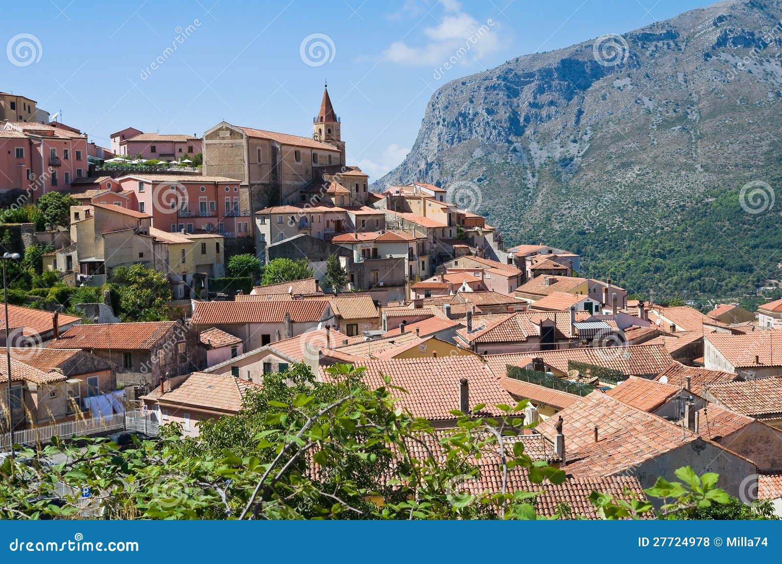 Panoramic View of Maratea. Basilicata. Italy Stock Photo - Image of ...