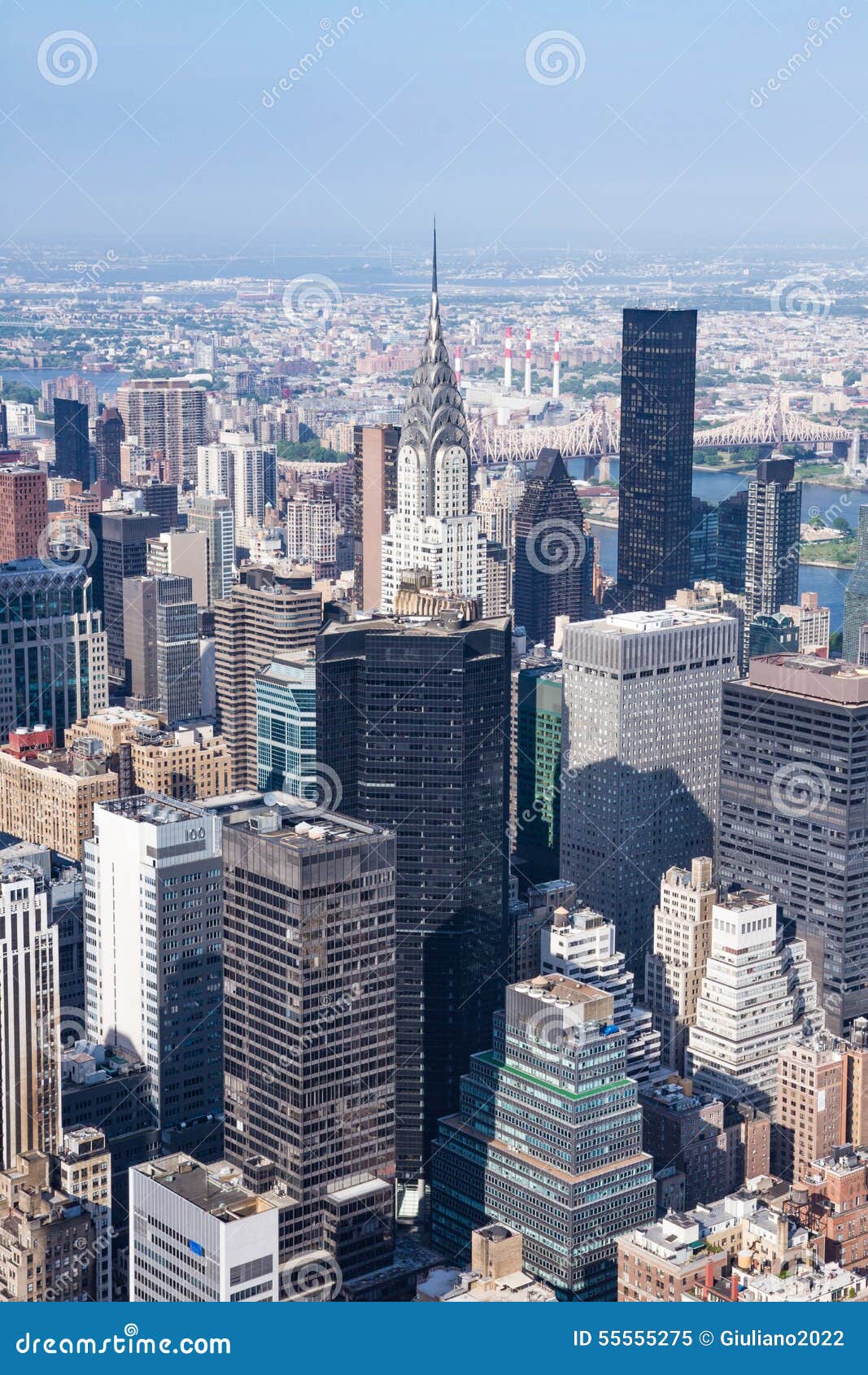 Panoramic View of Midtown Manhattan As Seen from the Empire Stat ...