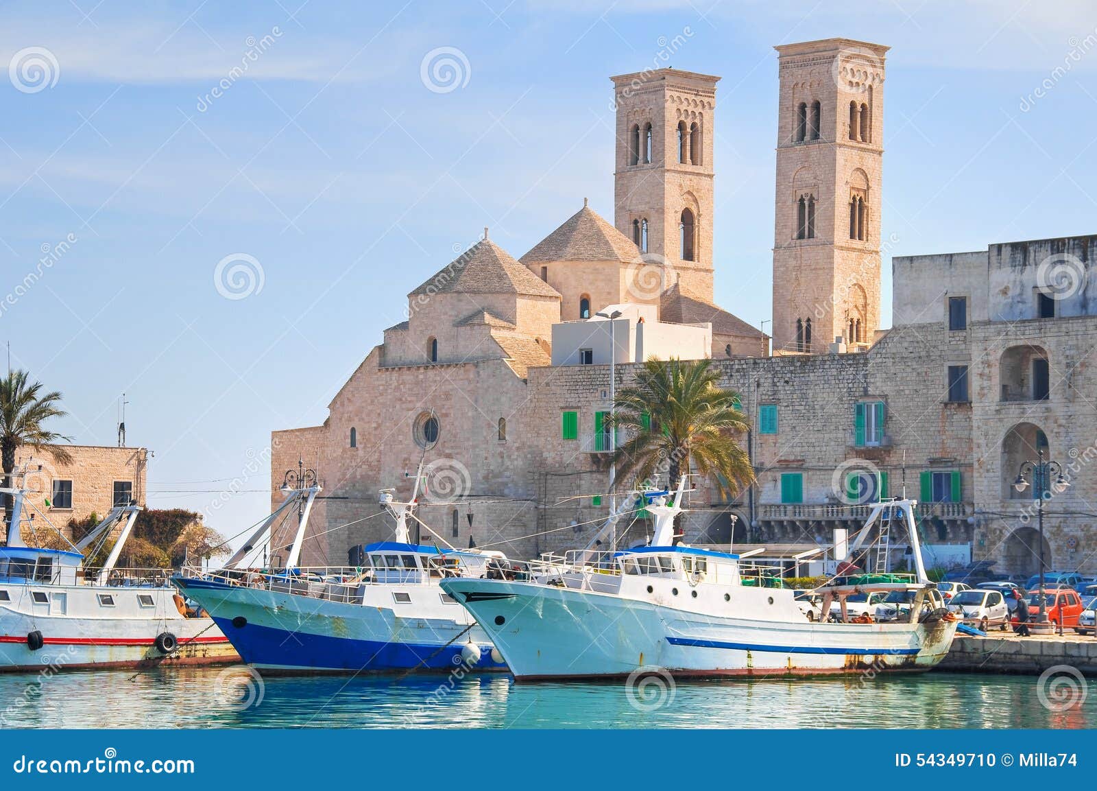Panoramic View of Molfetta. Puglia. Italy. Stock Photo - Image of ...