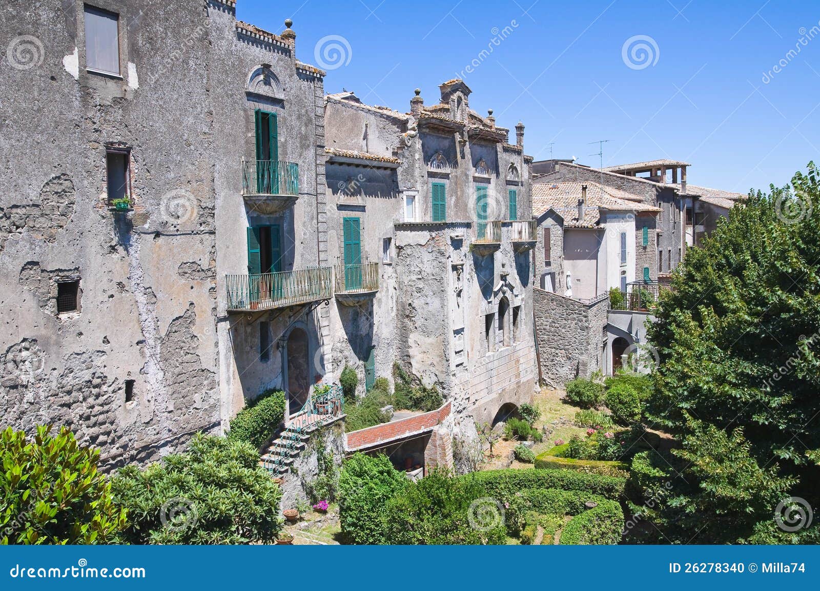 Panoramic View of Montefiascone. Lazio. Italy Stock Photo - Image of ...