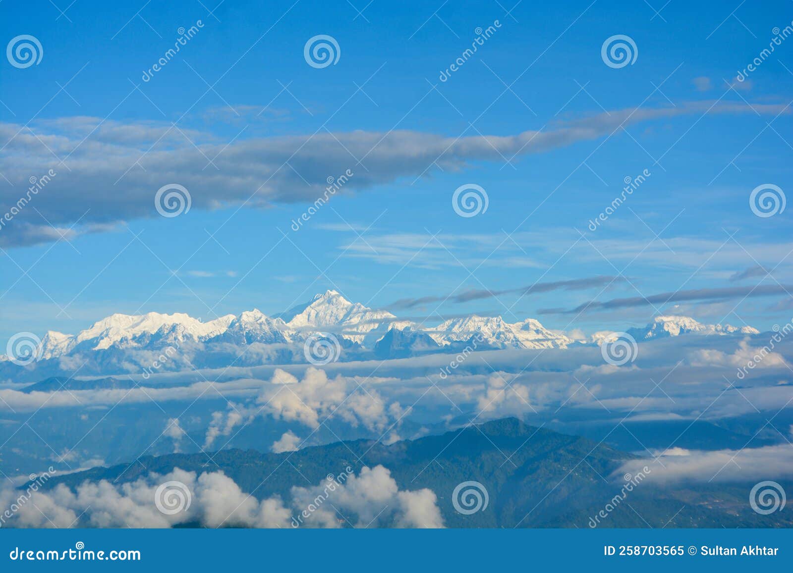 Panoramic View of Mount Kanchenjunga Range from Rishyap Home Stay ...