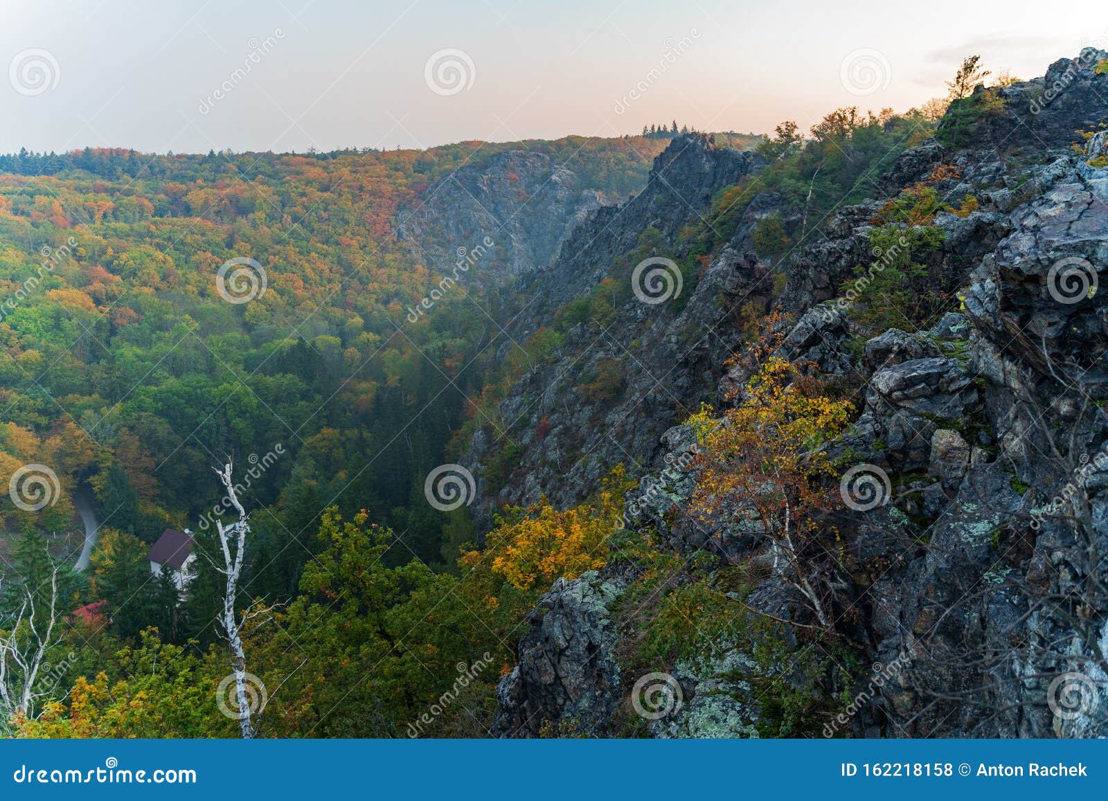 Panoramic View from the Mountain in Prague Stock Photo - Image of ...