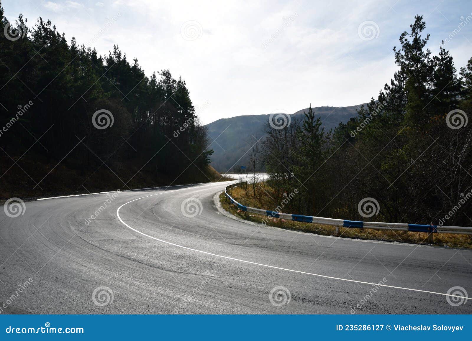 Sharp Turns Of Road In Mountains Of Eilat Royalty-Free Stock Photo ...
