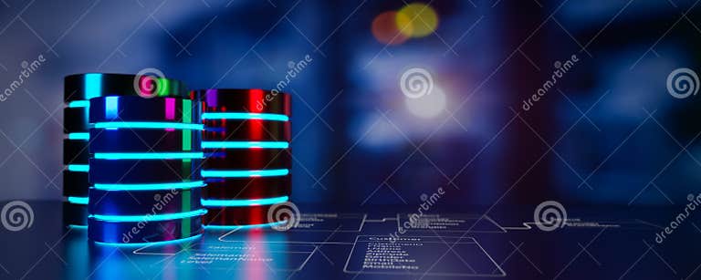 Panoramic View of Multiple Database is Placed on Relational Database ...