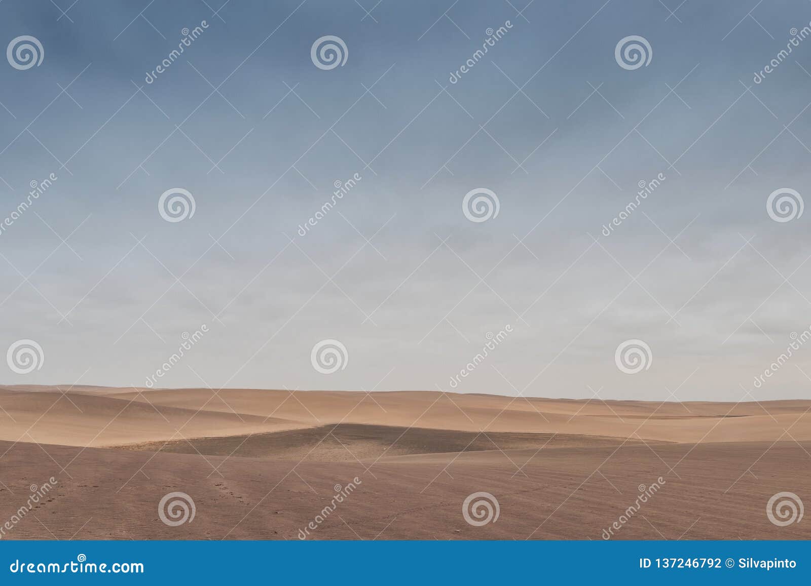 Panoramic View of the Namibe Desert. Africa Stock Photo - Image of ...
