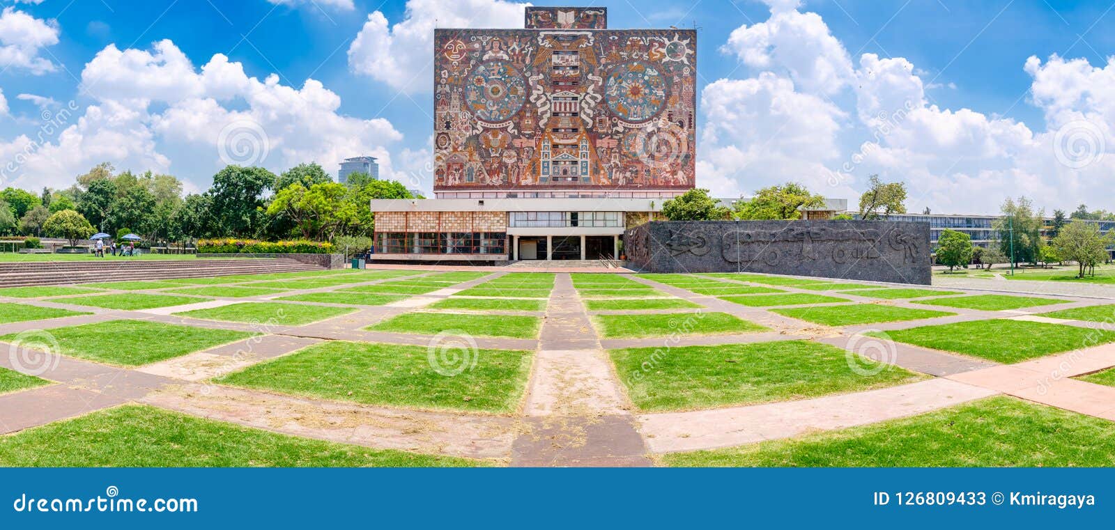 The National Autonomous University of Mexico Stock Image - Image of ...