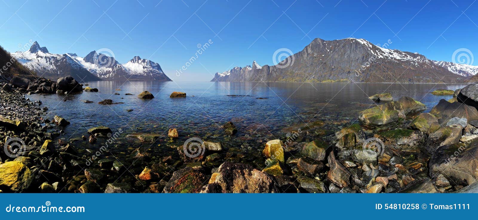 Panoramic view of Norway stock photo. Image of scandinavian - 54810258