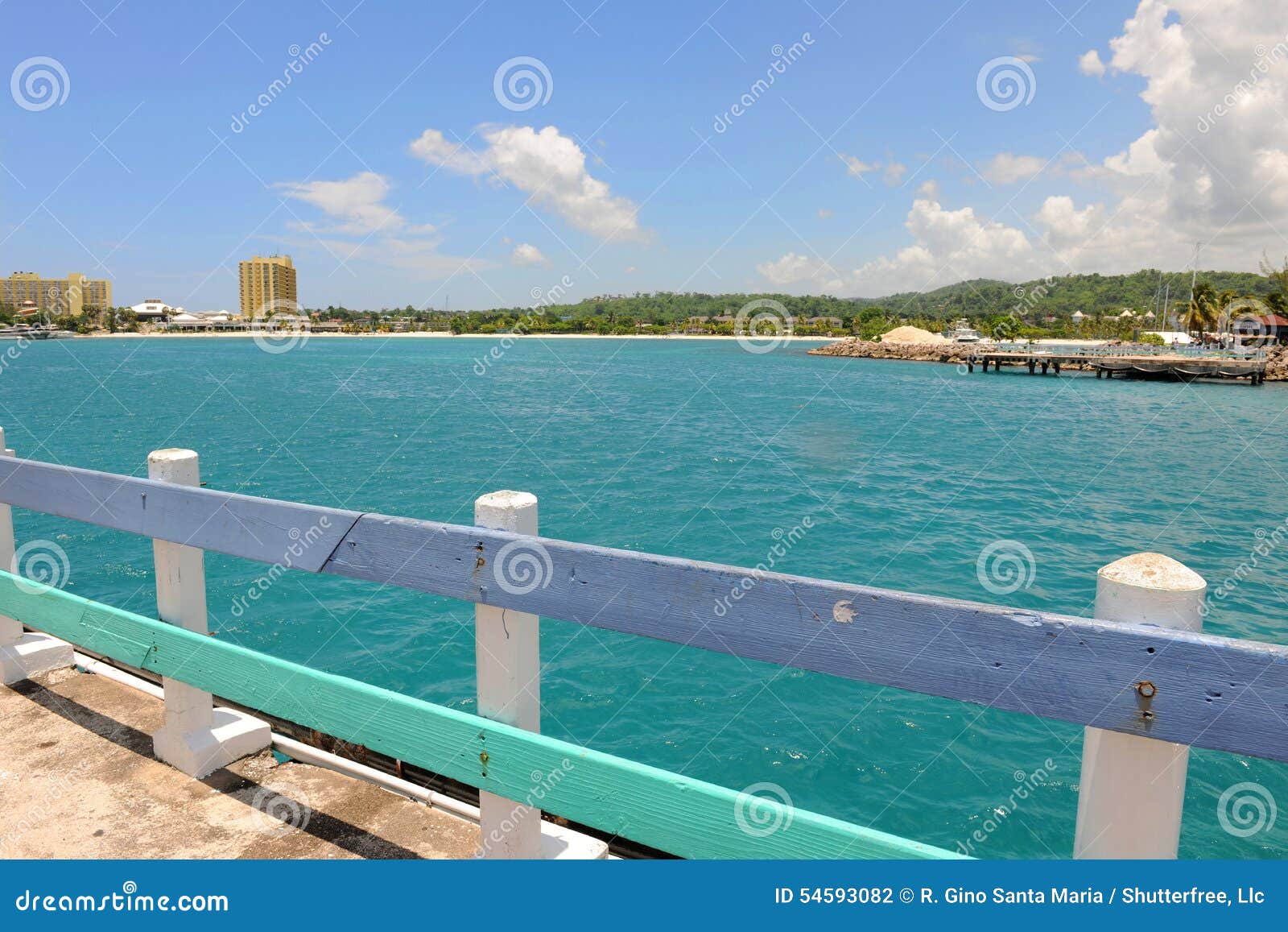 Panoramic View of OCho Rios Stock Photo - Image of houses, sunny: 54593082