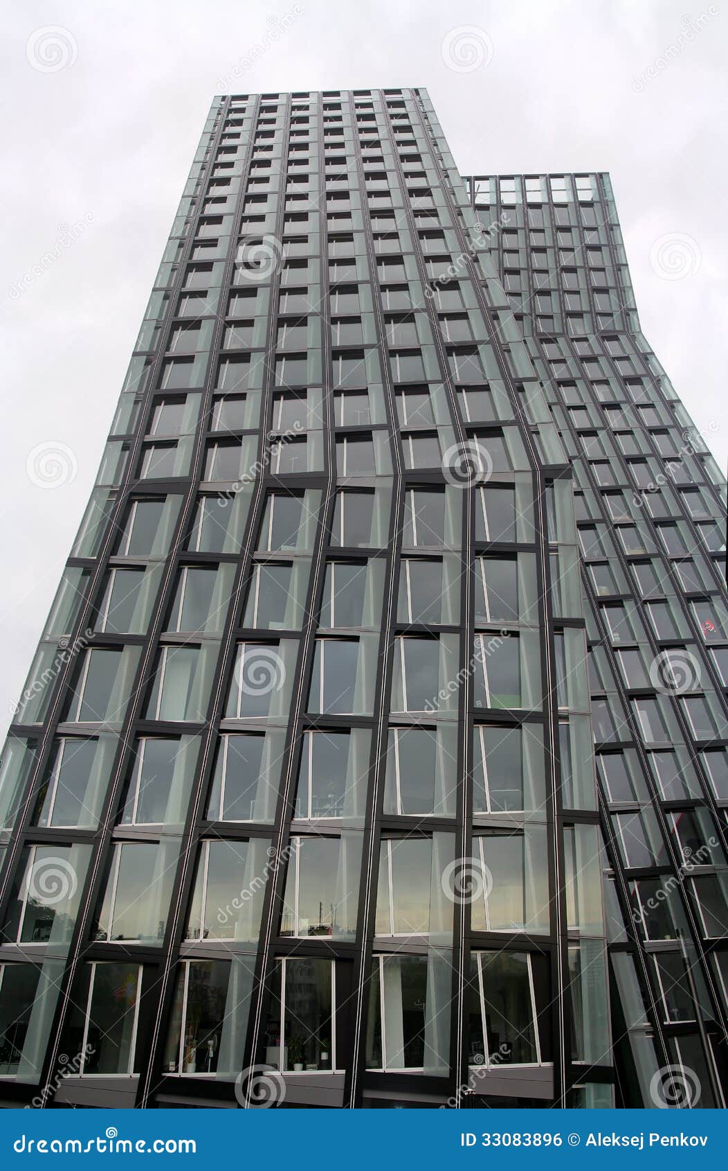 Panoramic View of the Office Building Stock Photo - Image of large ...