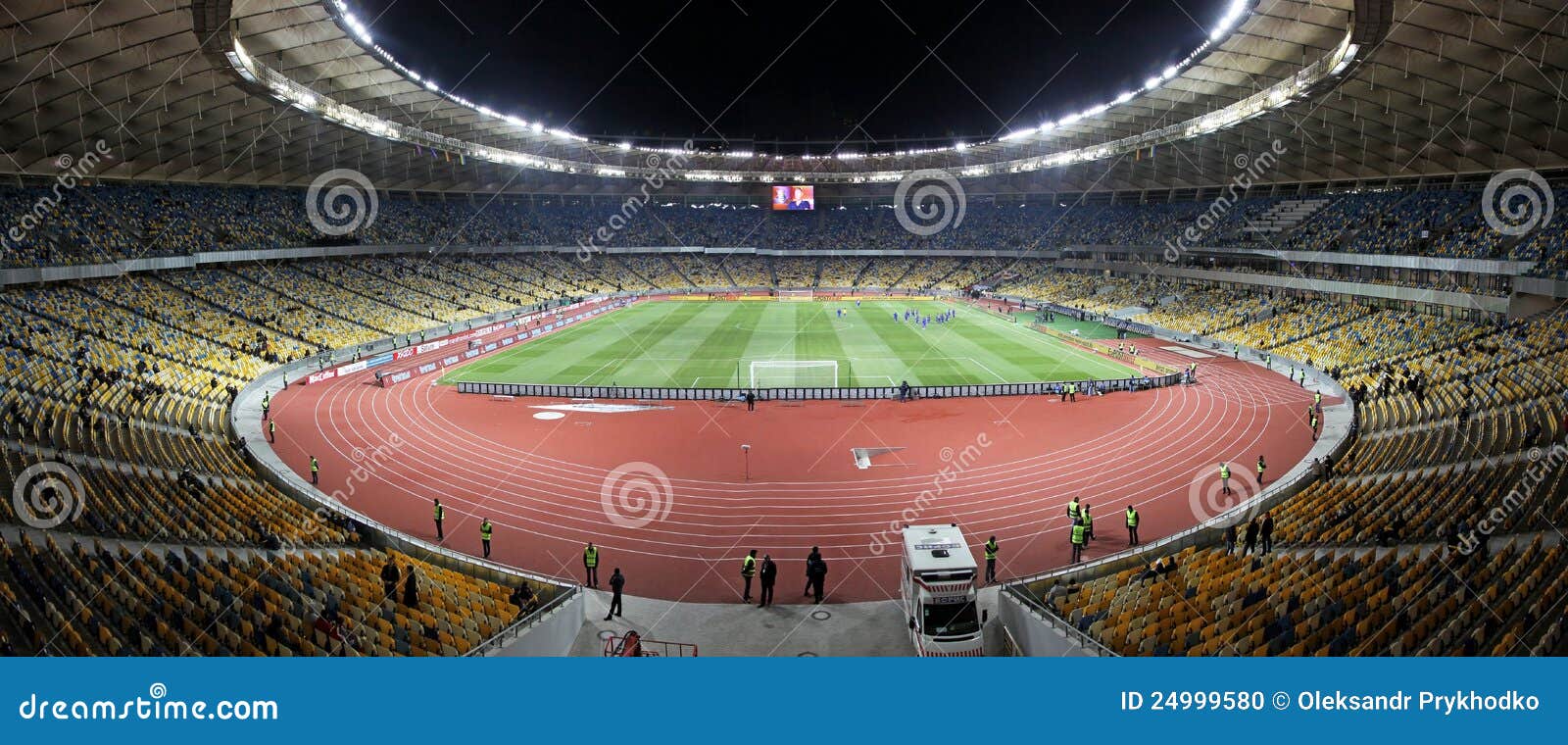 Panoramic View of Olympic Stadiumin Kyiv Editorial Image - Image of ...