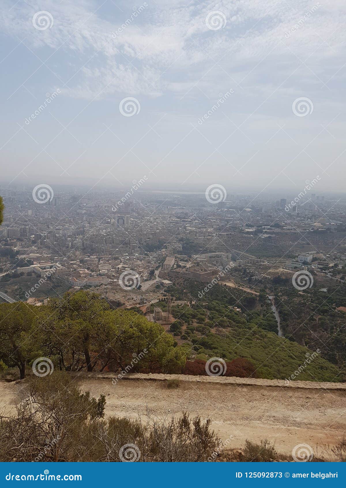 A Panoramic View of Oran Tourist City in Algeria Stock Image - Image of ...