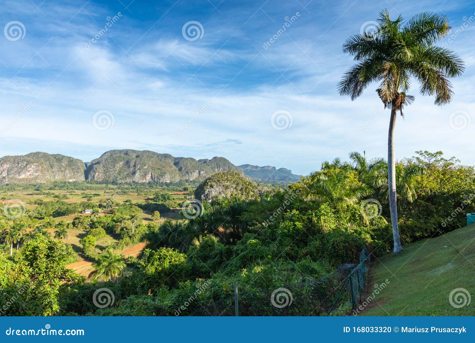 Panoramic View Over Landscape with Mogotes in Vinales Valley, Cuba ...