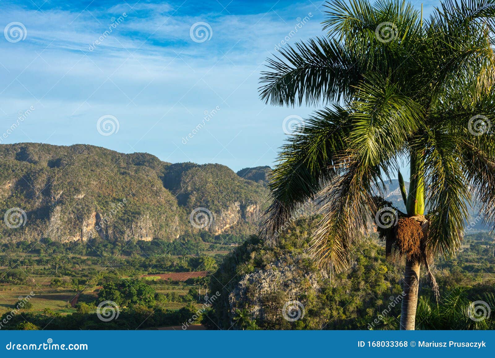 Panoramic View Over Landscape with Mogotes in Vinales Valley, Cuba ...