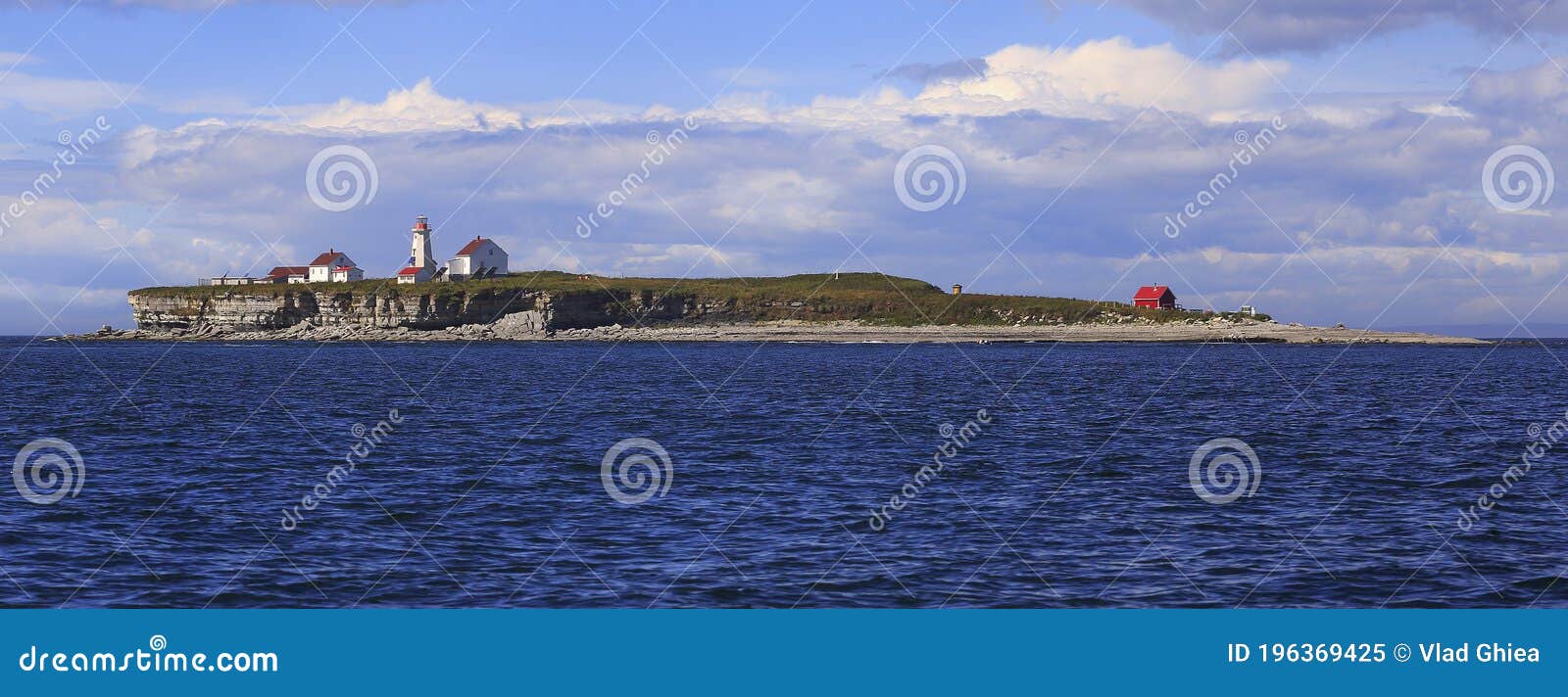 Panoramic View of Perroquets Island, Mingan Archipelago in Quebec Stock ...