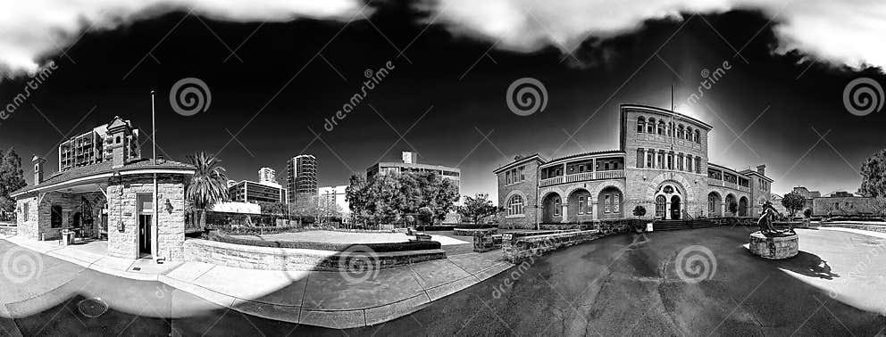 Panoramic View of Perth Mint Building Under a Beautiful Sun, Western ...
