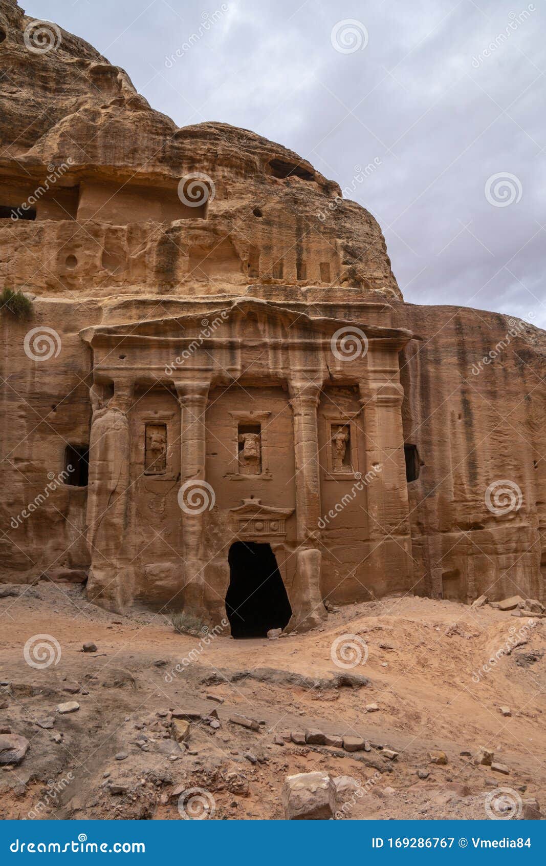 Panoramic View of Petra, Unesco Archeological Site, Jordan Editorial ...