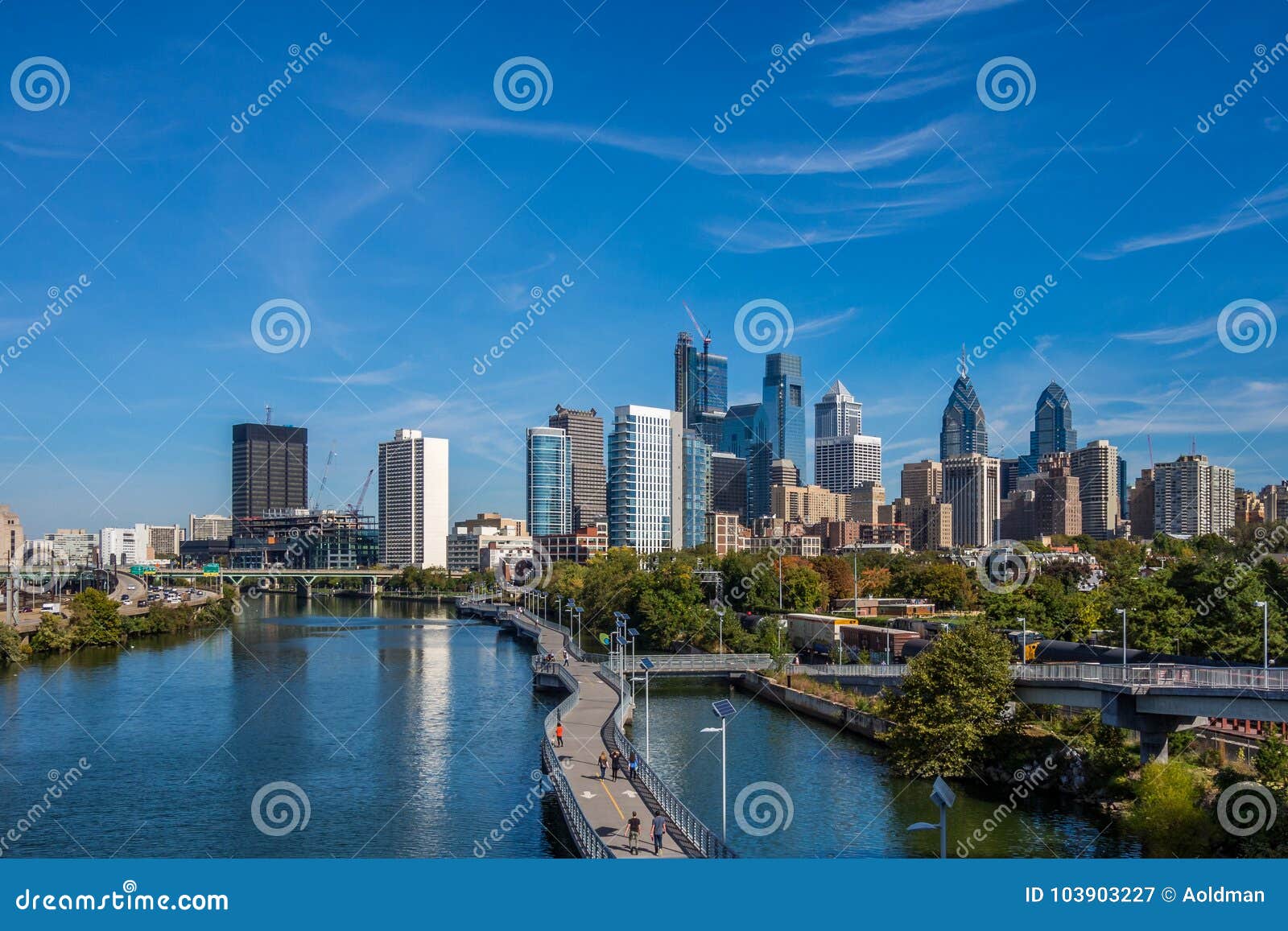 View of Philadelphia Downtown Editorial Photography - Image of office ...