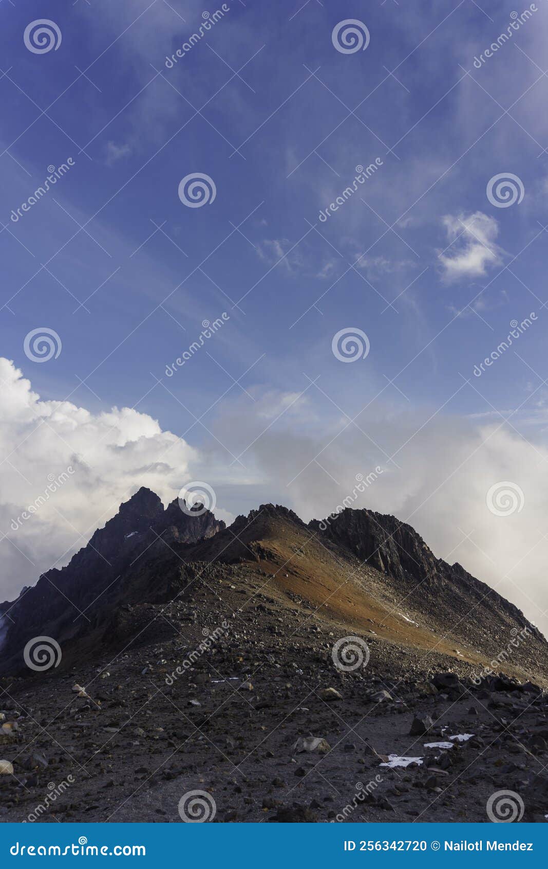 Panoramic View of Pico De Orizaba Volcano in Mexico Stock Photo - Image ...