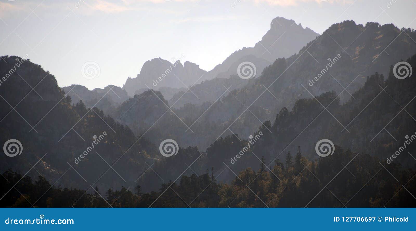 Panoramic view of Pyrenees stock image. Image of cliffs - 127706697