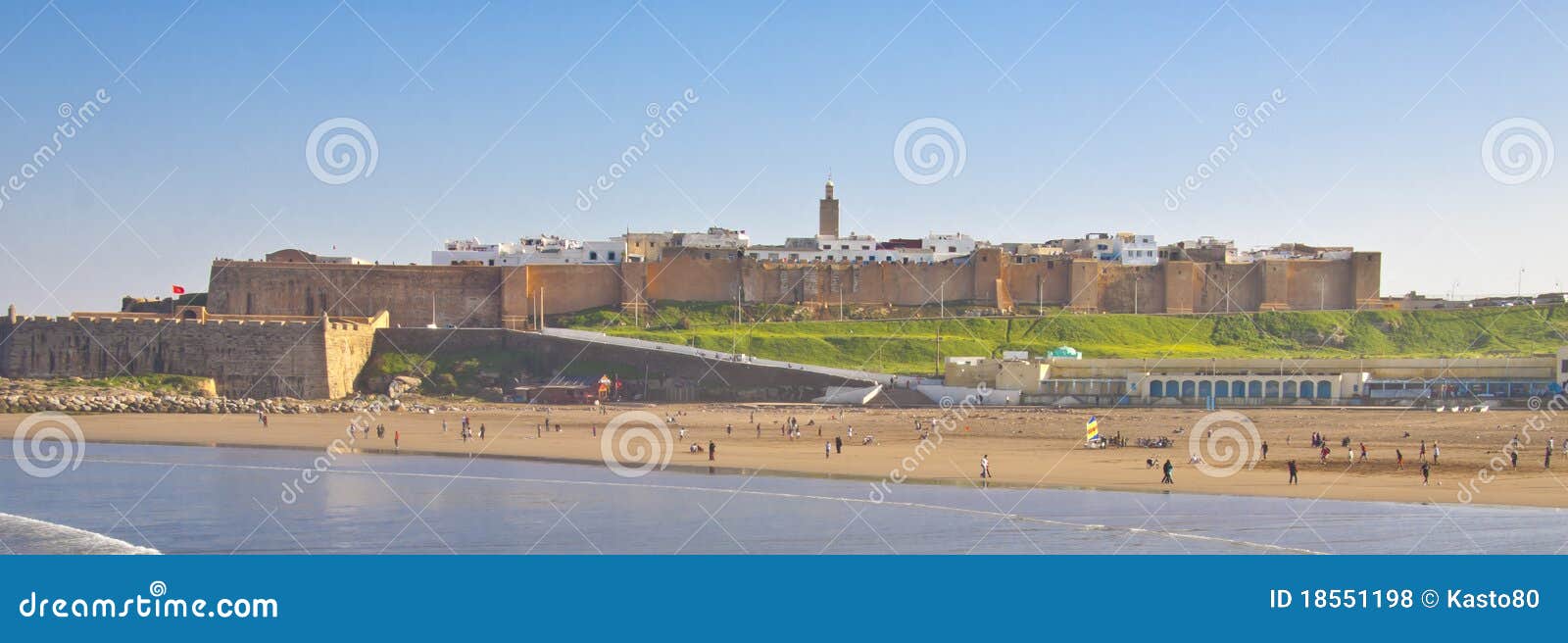 Panoramic view of Rabat stock photo. Image of building - 18551198