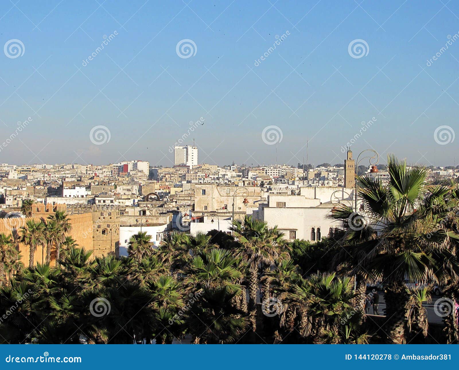Panoramic View of Rabat City Capital Morocco Editorial Stock Photo ...