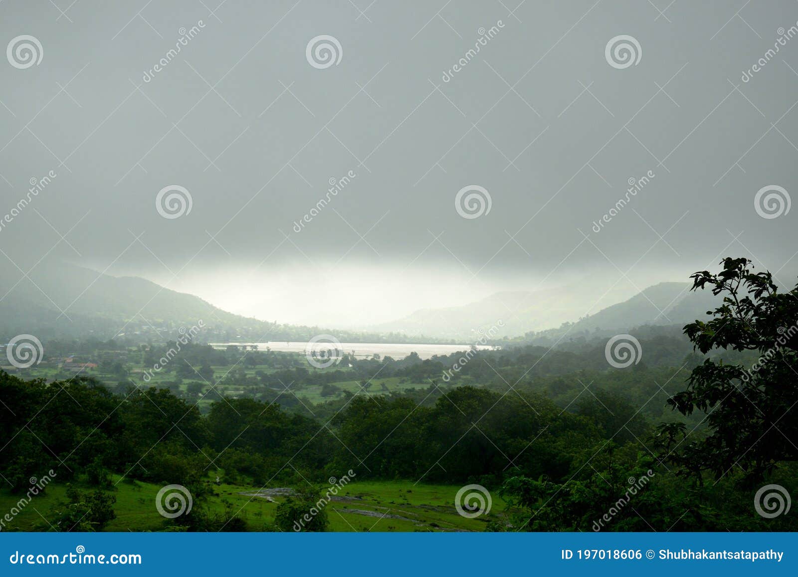 Panoramic View of Rainforest in the Monsoons Stock Photo - Image of ...