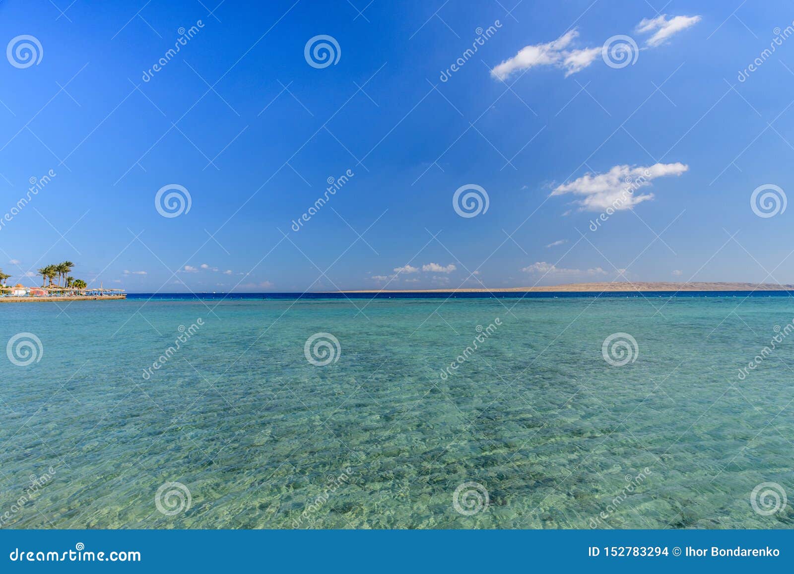 Panoramic View on a Red Sea. Summer Vacation Stock Photo - Image of ...
