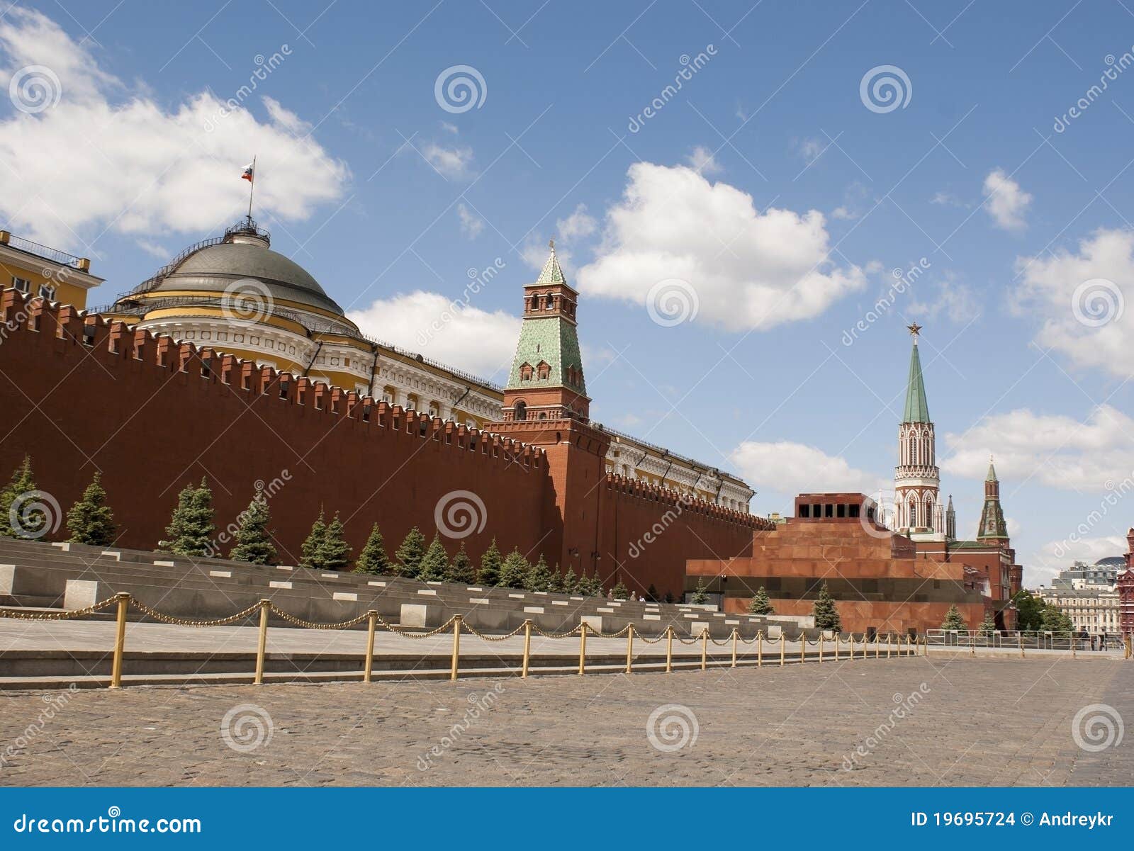 Panoramic View of Red Square, Moscow Stock Photo - Image of russian ...
