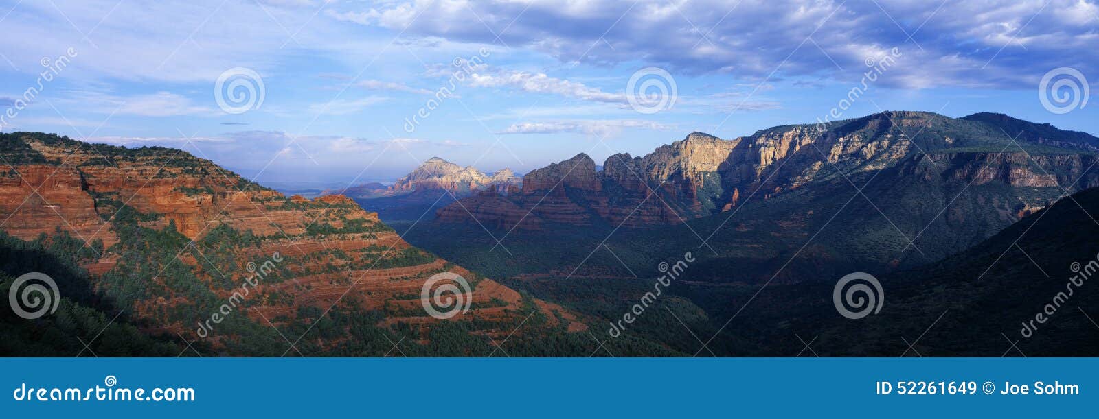 Panoramic View, Sedona, Arizona Stock Image - Image of mountain ...