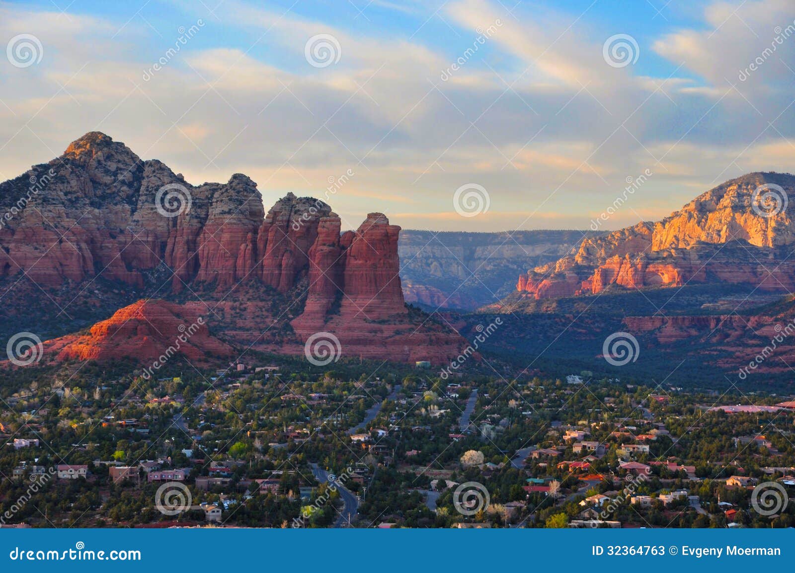 Panoramic View of Sedona Arizona Stock Image - Image of stone, vacation ...