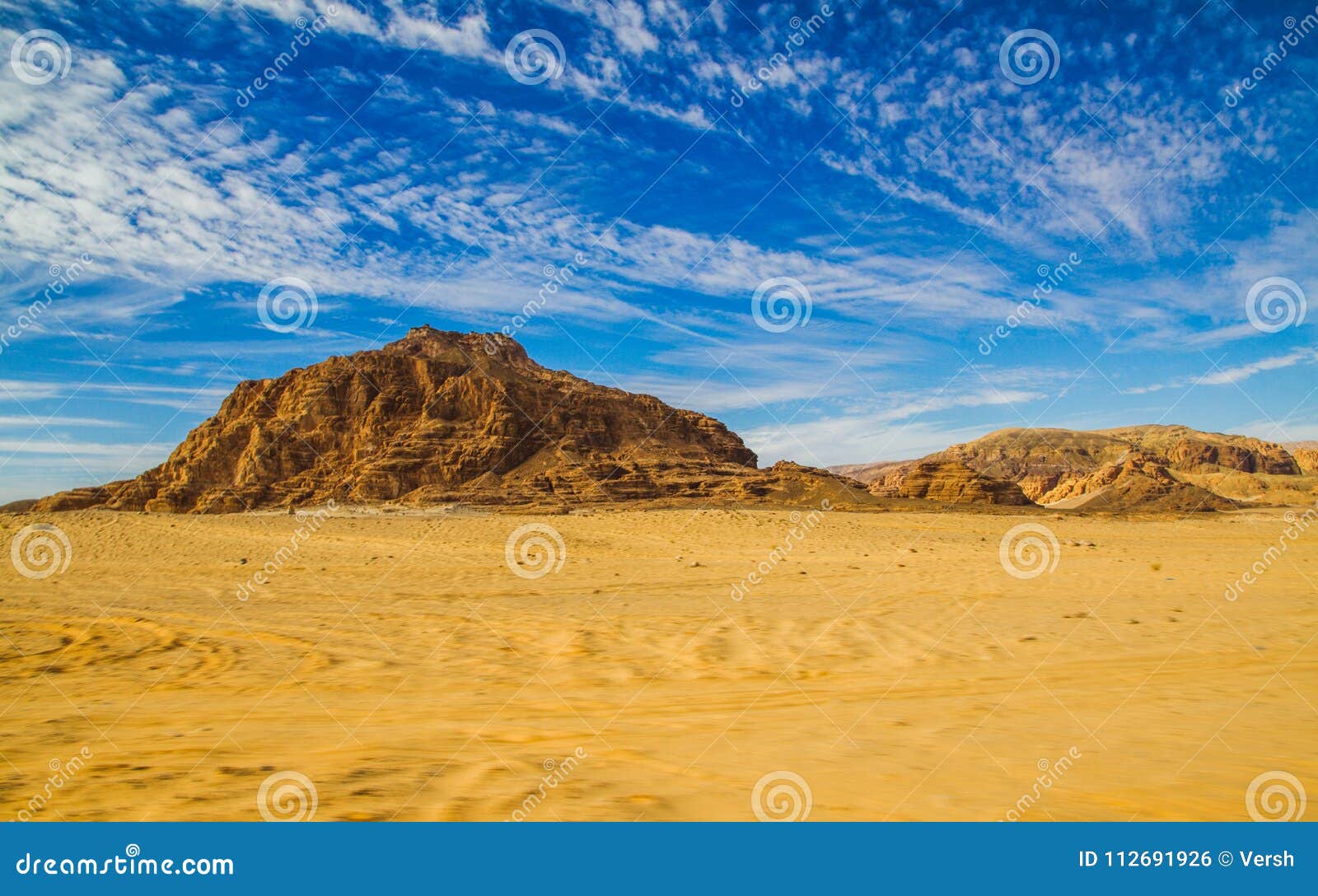 Panoramic View of Sinai Desert, Egypt Stock Photo - Image of relax ...