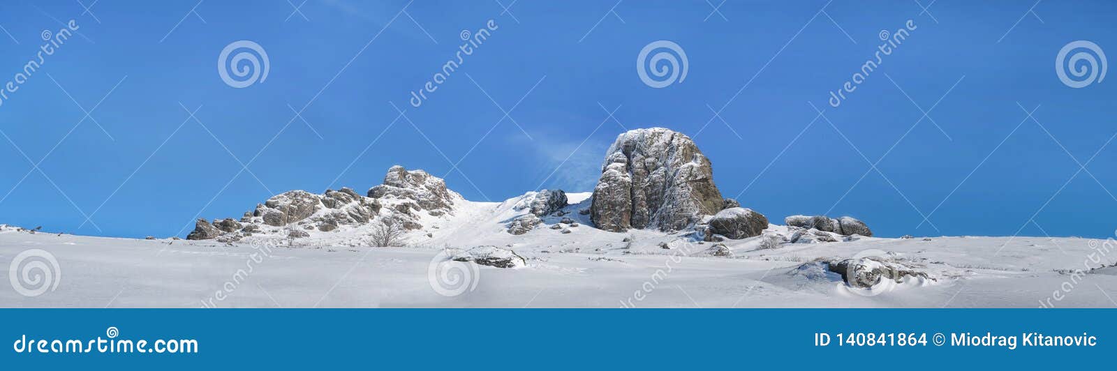 Panoramic View of Snow Mountains Stock Photo - Image of natural, cold ...