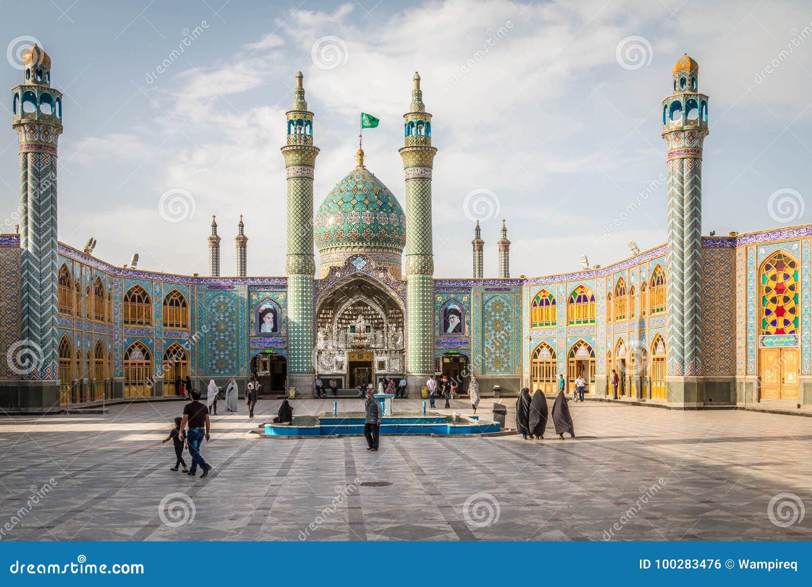 Old mosque in persia editorial photo. Image of persia - 100283476