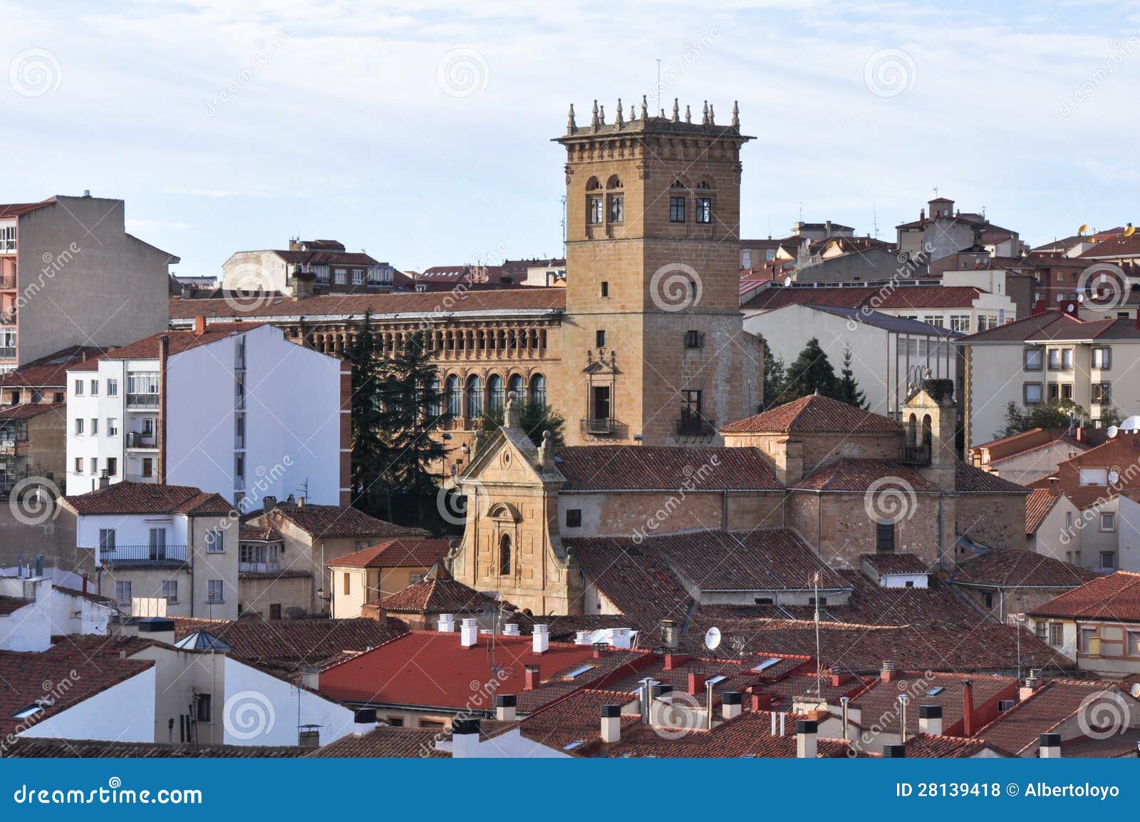 Panoramic View of Soria (Spain) Stock Photo - Image of heritage ...