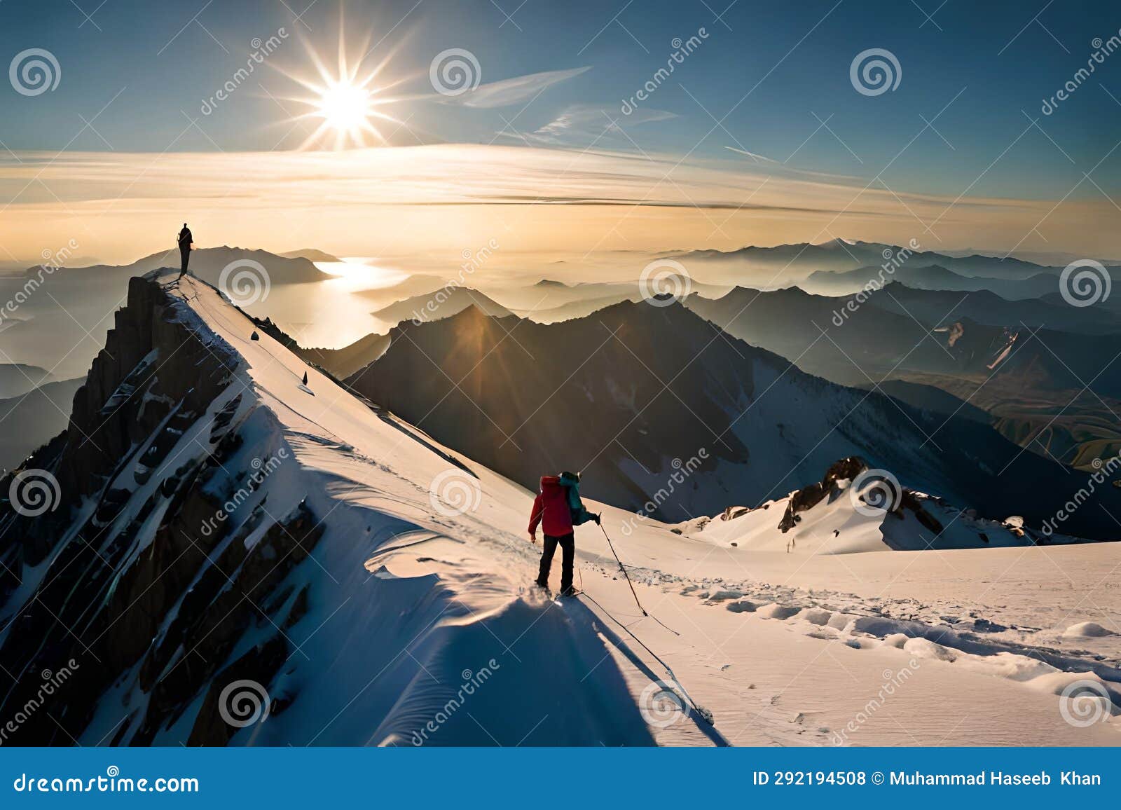 A Panoramic View from the Summit of a Remote Mountain Peak, Showcasing ...