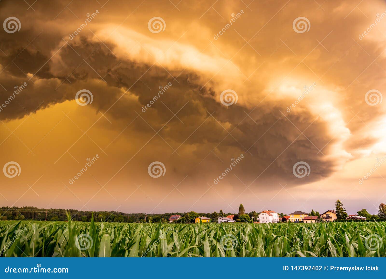 Thunderstorm Approaching Tropical Island, Maldives Stock Image ...