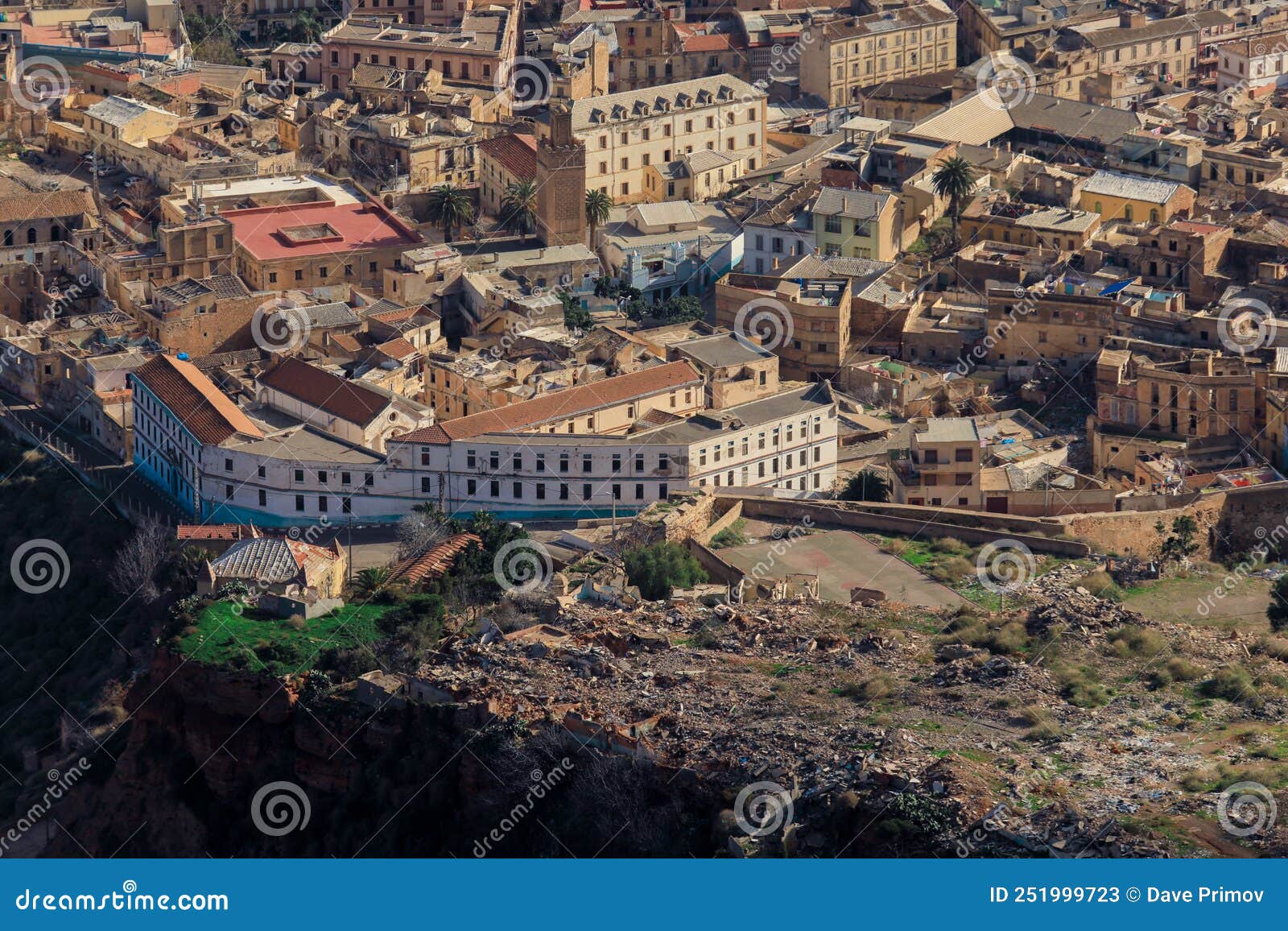 Panoramic View To the Roofs of Oran Old Town Stock Image - Image of ...