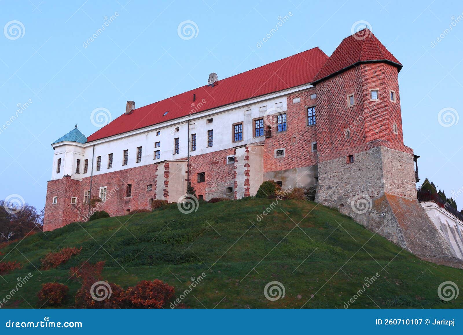 Panoramic View To the Sandomierz Royal Castle. Medieval Structure in ...