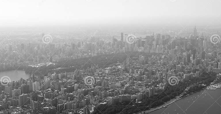 Panoramic View of Upper West Side Stock Photo - Image of city, town ...